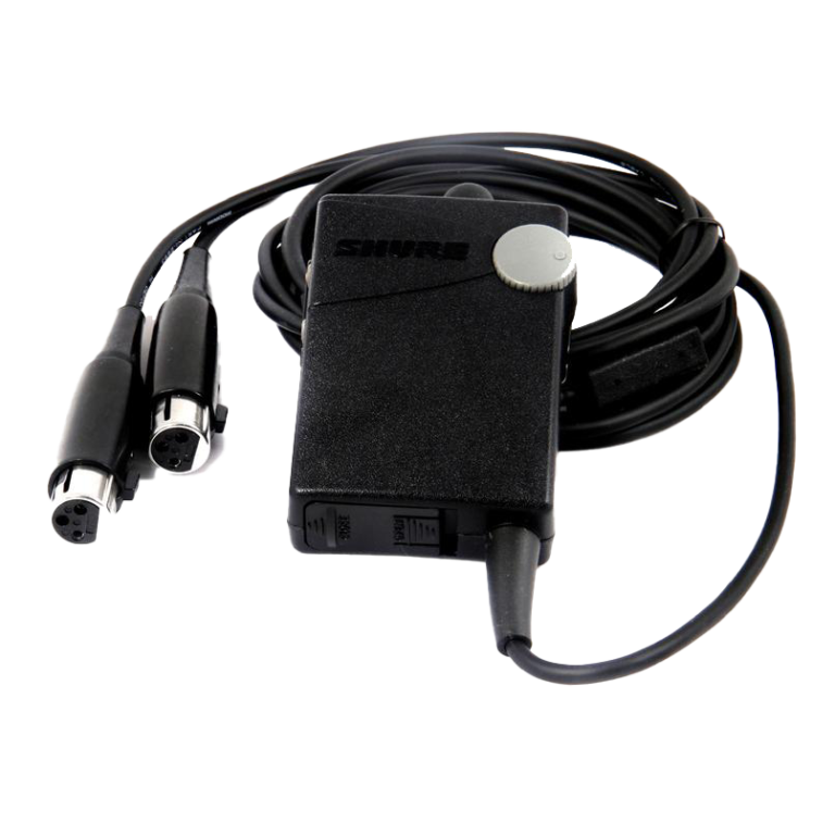 Shure P6HW wired beltpack + Shure E3 earphones - Soundrent
